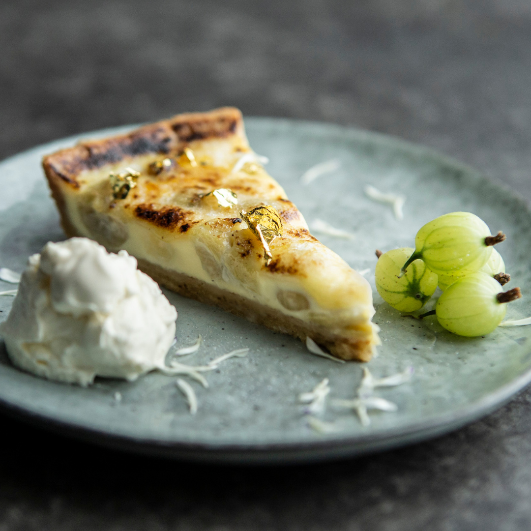 Gooseberry and Elderflower Tart by Miele - Taste of Dublin